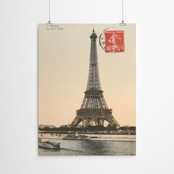 Lily Manor Eiffel Tower by Found Image Press - Poster Art Print | Wayfair.co.uk